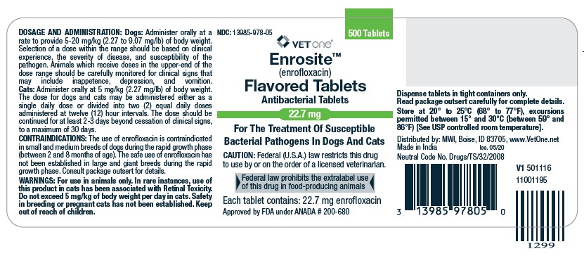 ENROSITE FLAVORED- enrofloxacin tablet ENROSITE FLAVORED- enrofloxacin ...