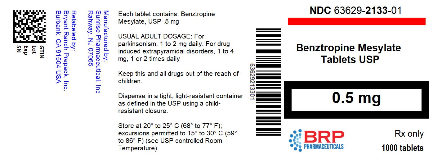 BENZTROPINE MESYLATE tablet