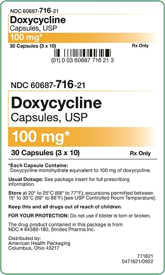 Doxycycline by American Health Packaging DOXYCYCLINE capsule