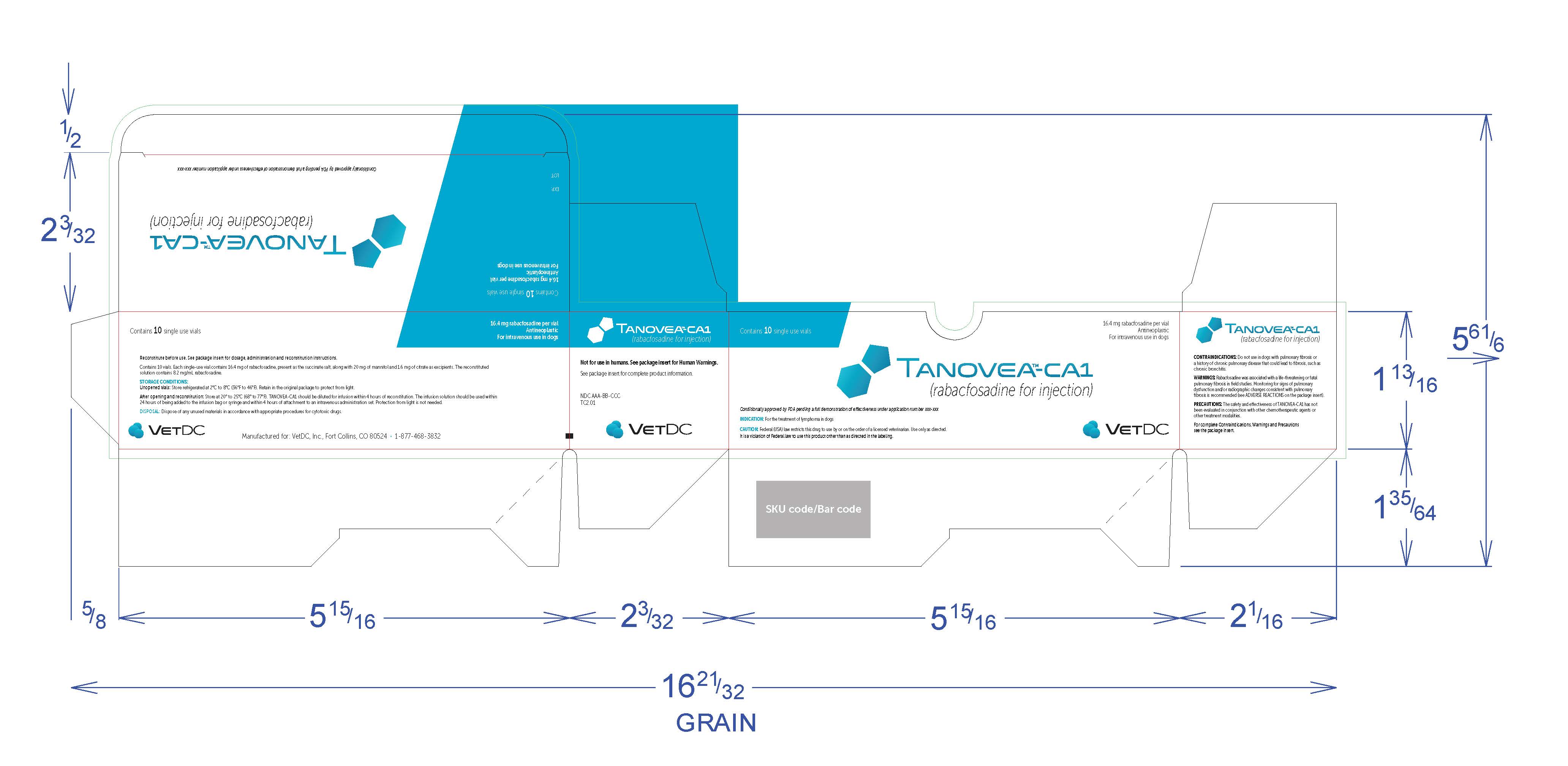 TANOVEA-CA1- rabacfosadine succinate injection, powder, for solution