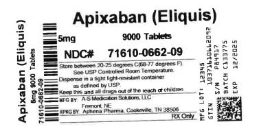 ELIQUIS- apixaban tablet, film coated
