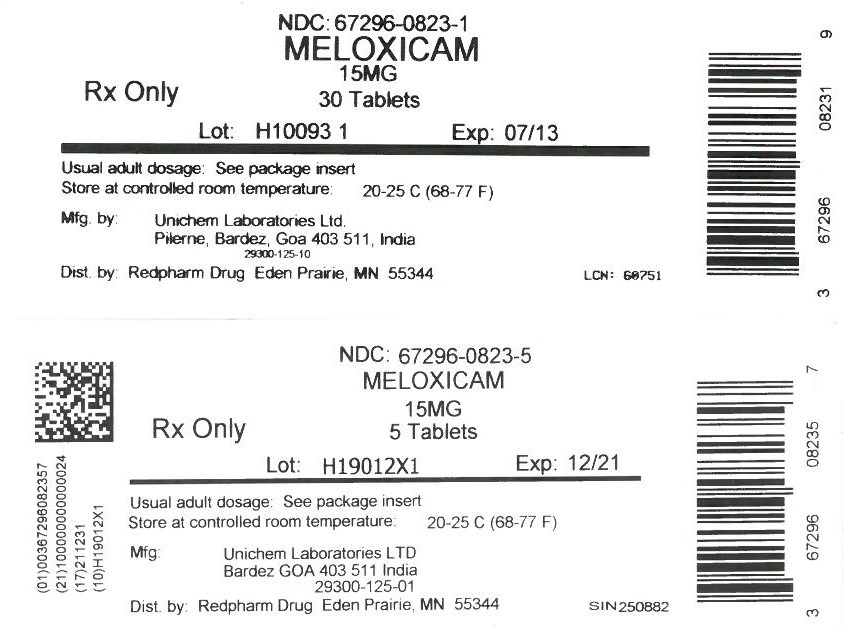 meloxicam by RedPharm Drug, Inc. MELOXICAM tablet