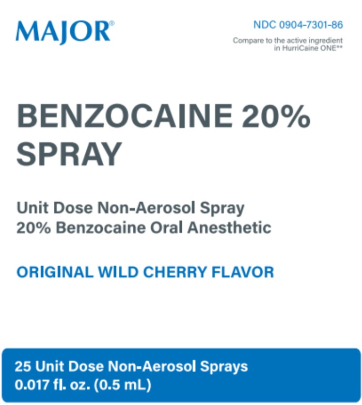 MAJOR® Benzocaine 20% Spray