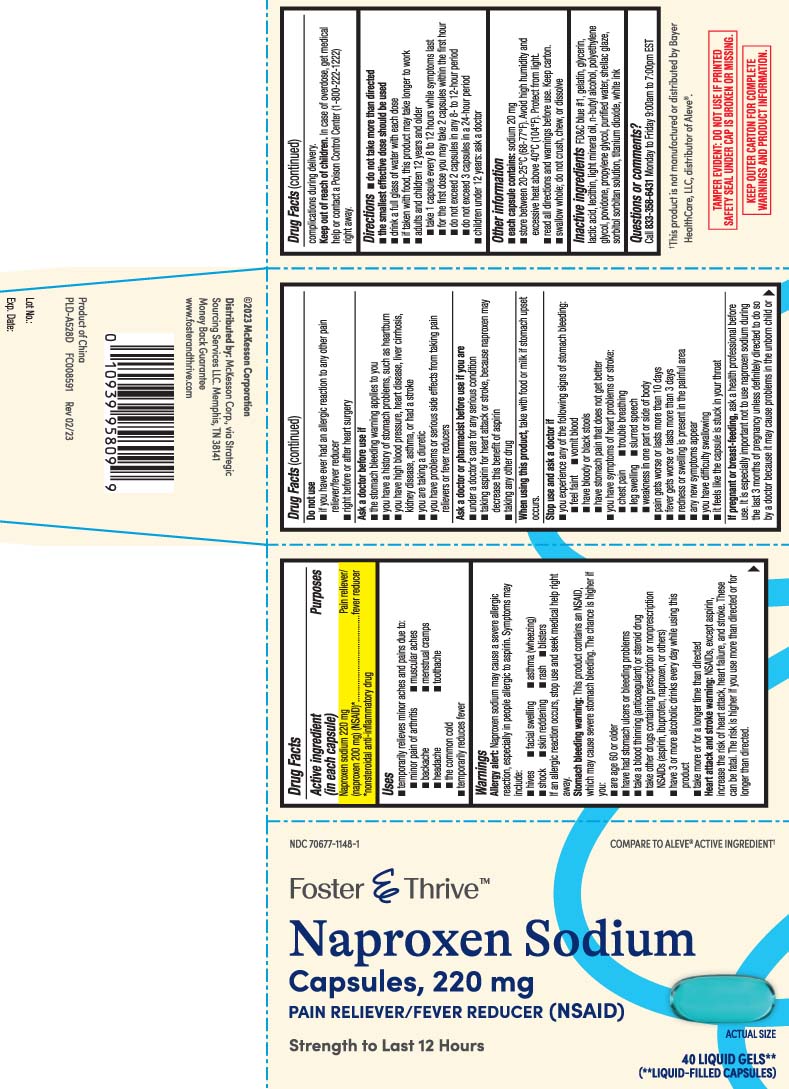 NAPROXEN SODIUM capsule, liquid filled