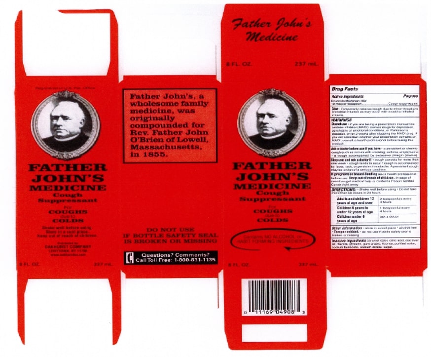 Father John's Medicine cough syrup original