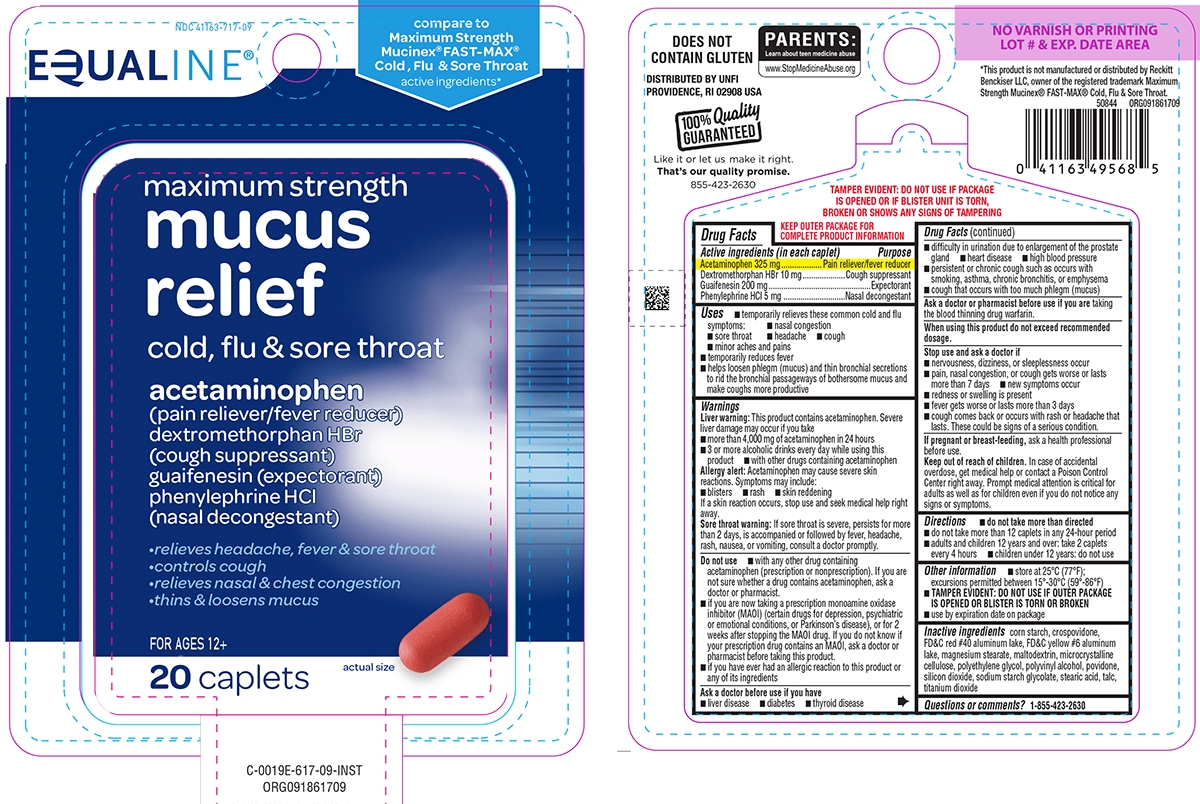 MUCUS RELIEF COLD, FLU AND SORE THROAT- acetaminophen, dextromethorphan hbr, guaifenesin ...