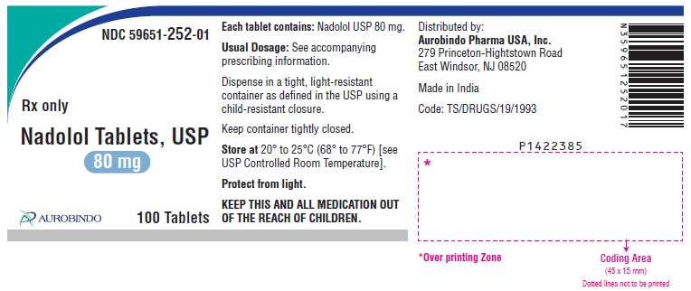 Nadolol by Aurobindo Pharma Limited NADOLOL tablet