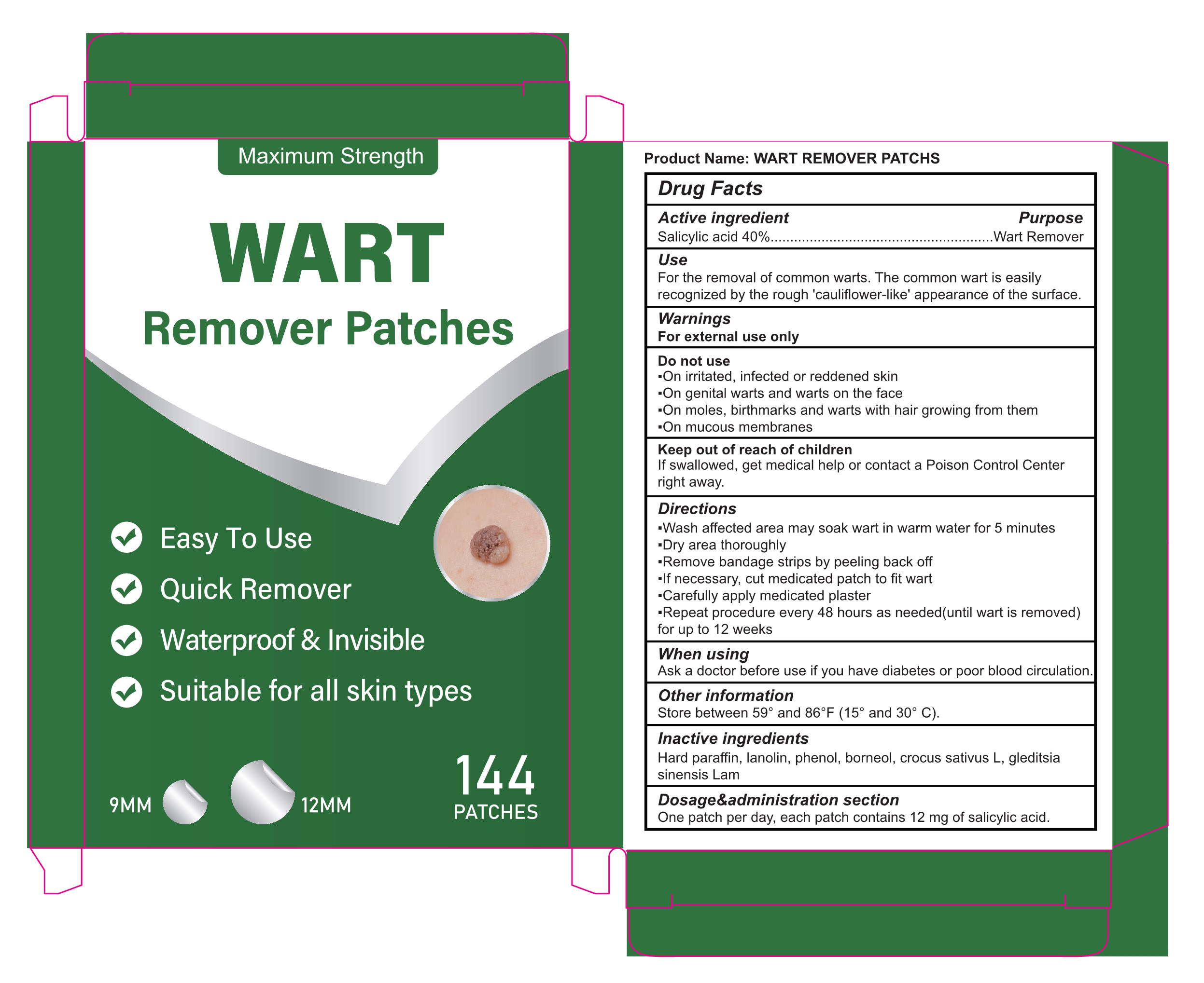 WART REMOVER- wart remover patches patch