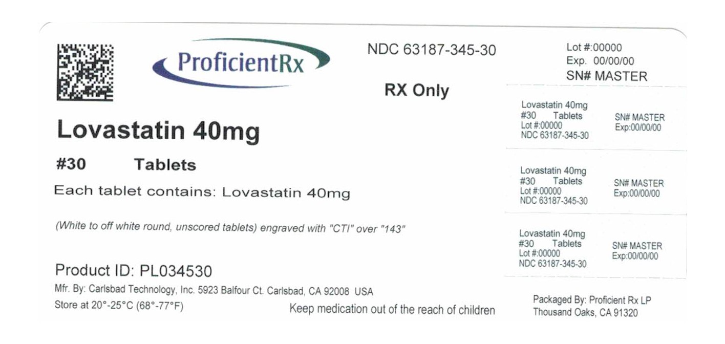 Lovastatin by Proficient Rx LP LOVASTATIN tablet
