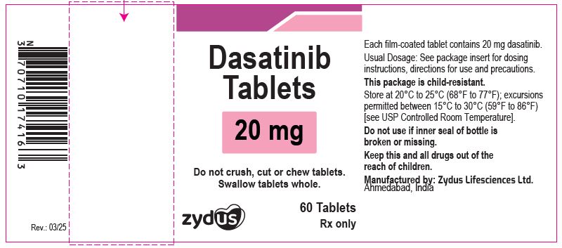 dasatinib by Zydus Lifesciences Limited DASATINIB tablet