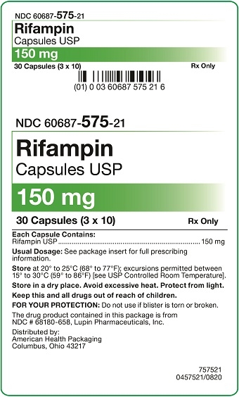 Rifampin by American Health Packaging RIFAMPIN capsule
