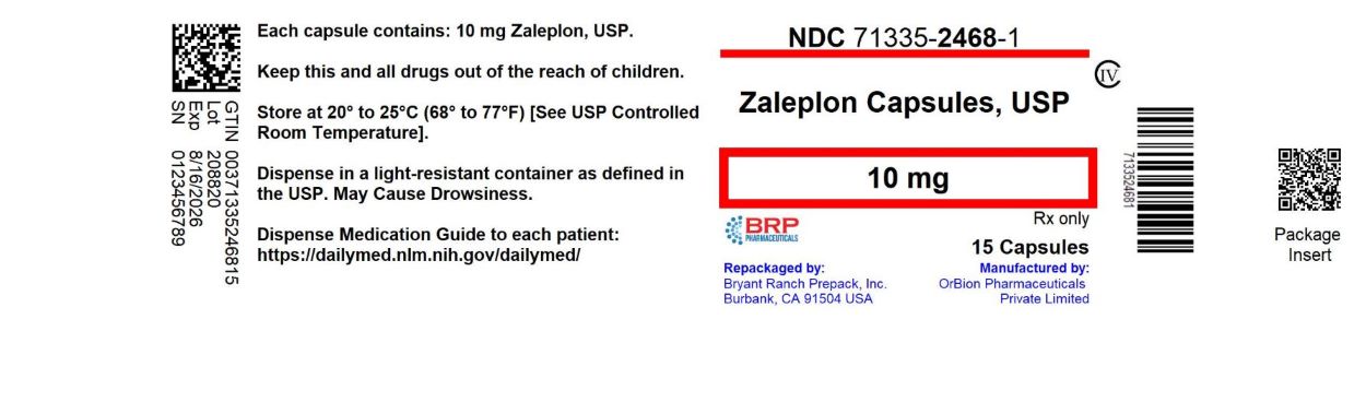 Zaleplon by Bryant Ranch Prepack ZALEPLON capsule