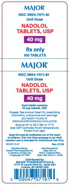 Nadolol by Major Pharmaceuticals NADOLOL tablet