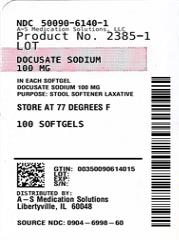 Docusate Sodium by A-S Medication Solutions DOCUSATE SODIUM capsule