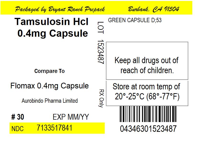 TAMSULOSIN HYDROCHLORIDE capsule
