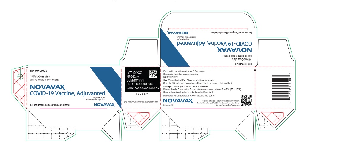 NOVAVAX COVID-19 VACCINE, ADJUVANTED- nvx-cov2373 injection, suspension