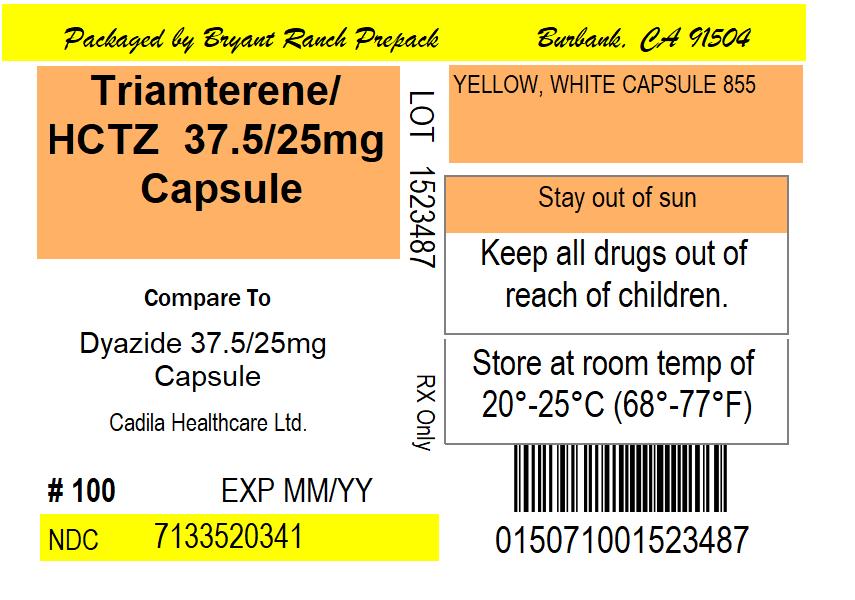 TRIAMTERENE AND HYDROCHLOROTHIAZIDE capsule