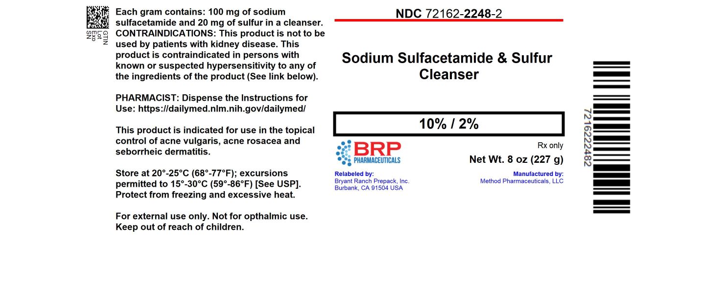 SODIUM SULFACETAMIDE 10% AND SULFUR 2% CLEANSER- sulfacetamide sodium ...