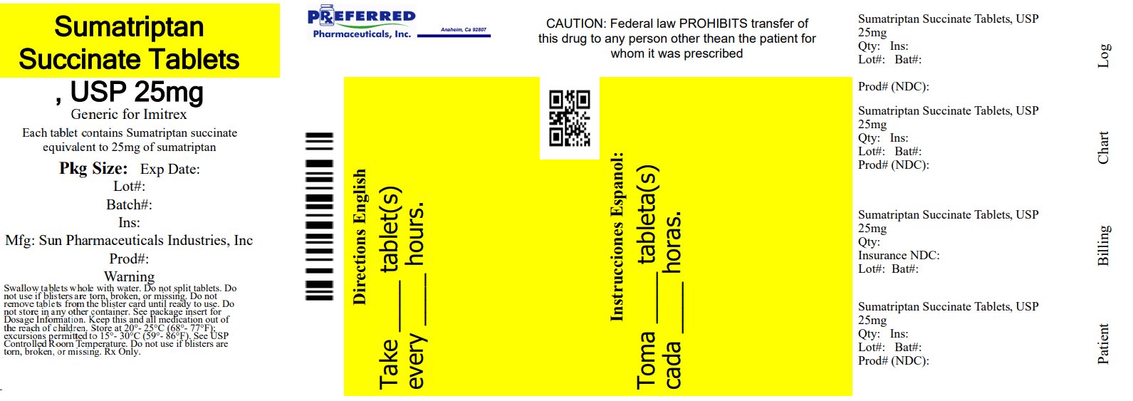 SUMATRIPTAN SUCCINATE tablet, film coated