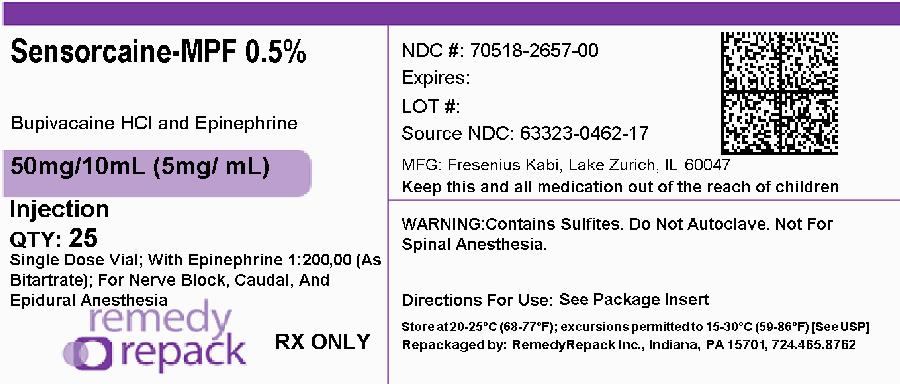 Sensorcaine ® (bupivacaine HCl Injection, USP) Sensorcaine ® -MPF ...