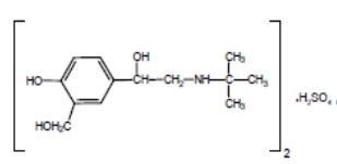 Albuterol Structure