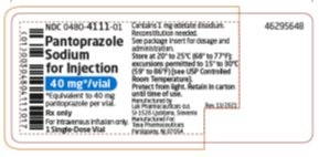 PANTOPRAZOLE SODIUM injection, powder, for solution