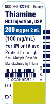 THIAMINE HYDROCHLORIDE injection, solution
