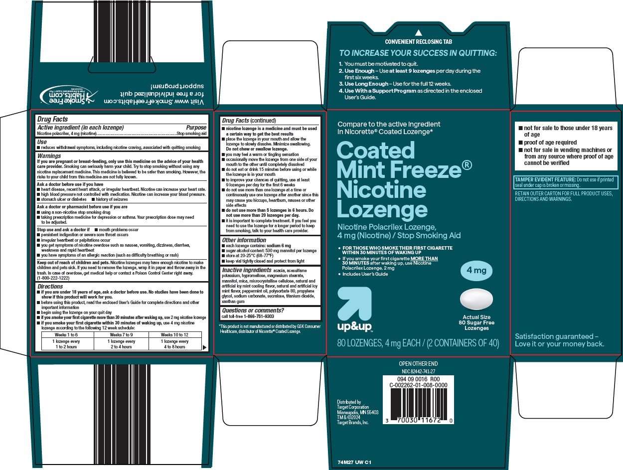 UP AND UP NICOTINE- nicotine polacrilex lozenge