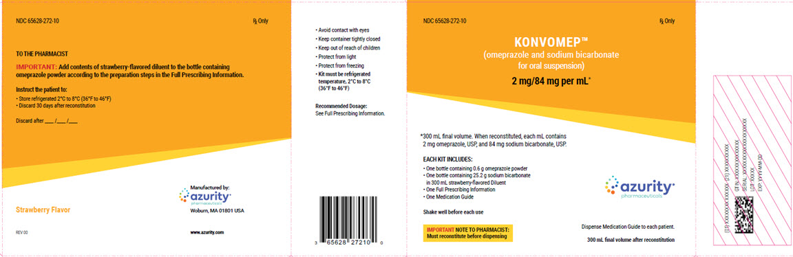 KONVOMEP- omeprazole and sodium bicarbonate kit