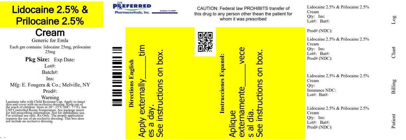 LIDOCAINE AND PRILOCAINE cream