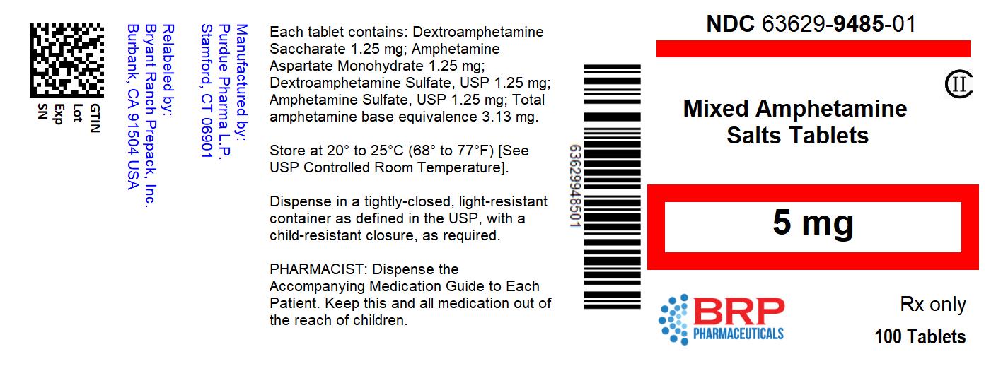 DEXTROAMPHETAMINE SACCHARATE, AMPHETAMINE ASPARTATE MONOHYDRATE ...