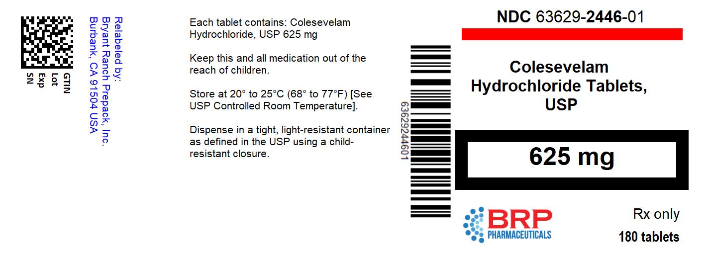 COLESEVELAM HYDROCHLORIDE tablet, film coated