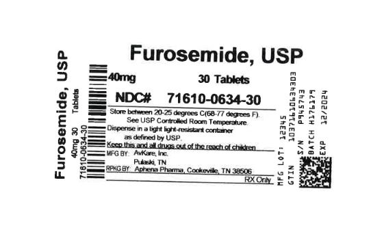 Furosemide by Aphena Pharma Solutions - Tennessee, LLC FUROSEMIDE tablet