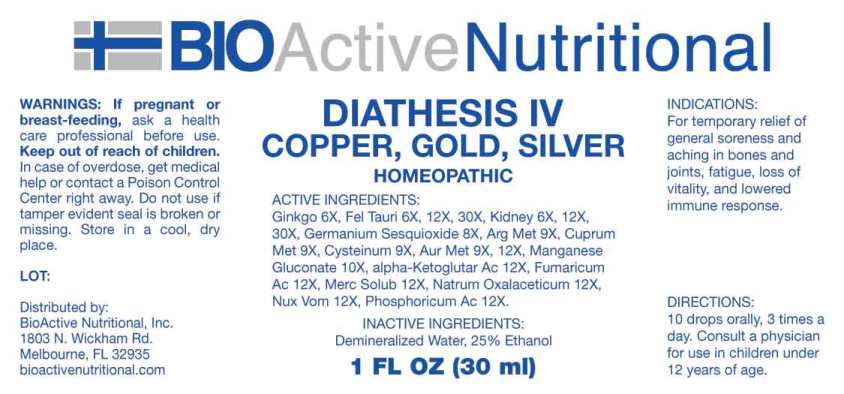 Diathesis by BioActive Nutritional, Inc. / Apotheca Company