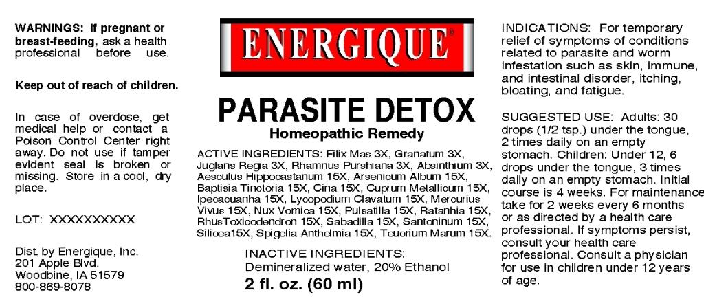PARASITE DETOX- filix mas, granatum, juglans regia, rhamnus purshiana ...