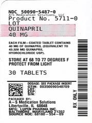 Quinapril by A-S Medication Solutions Quinapril Tablets USP