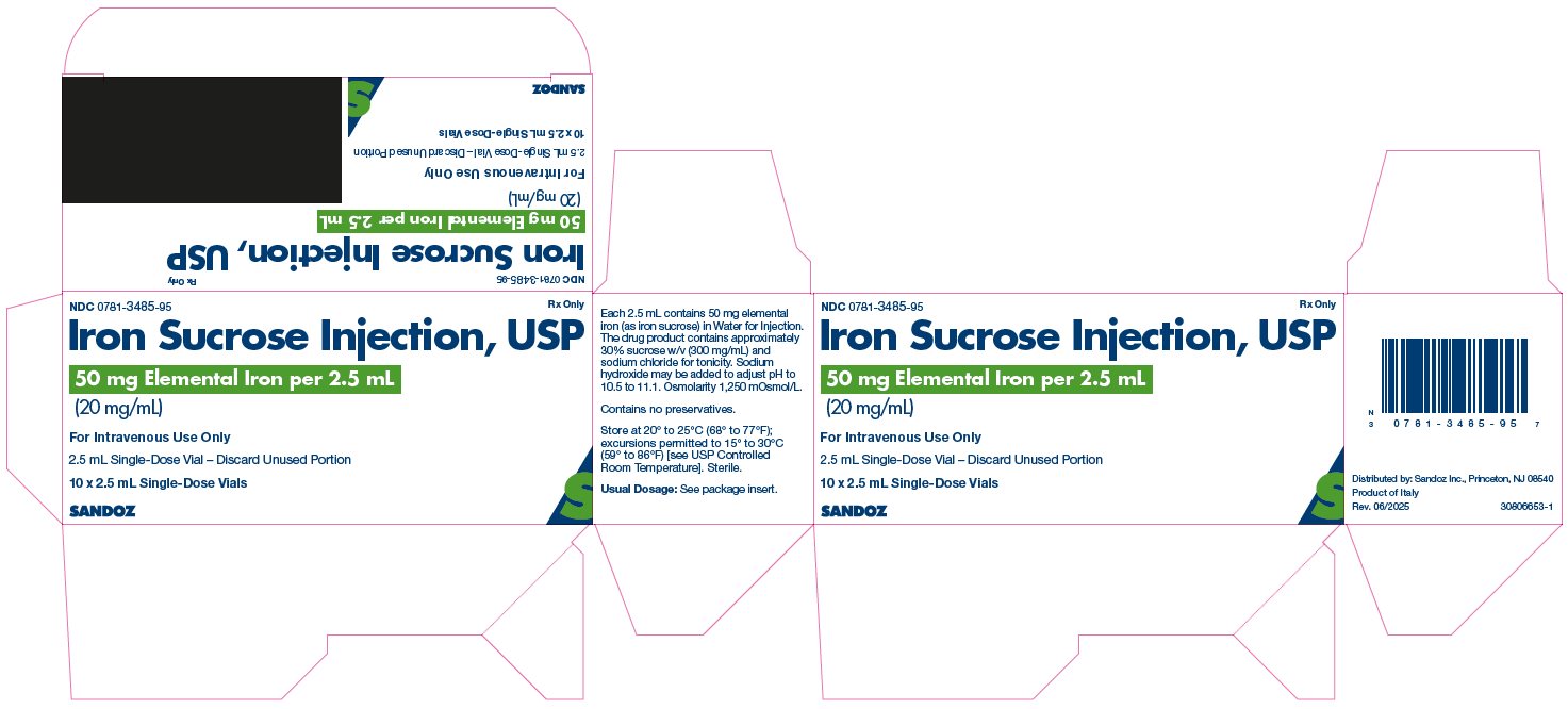 Iron Sucrose by Sandoz Inc IRON SUCROSE injection