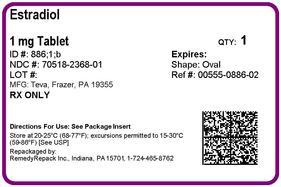 Estradiol by REMEDYREPACK INC. ESTRADIOL tablet