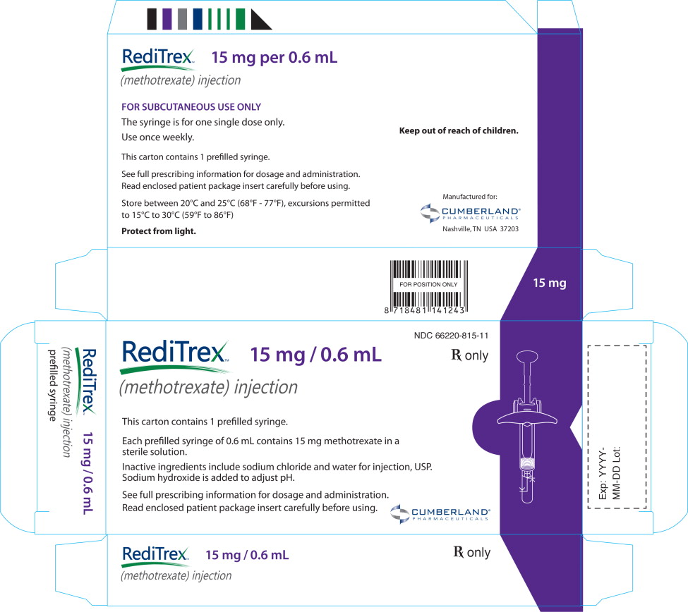 REDITREX- methotrexate injection, solution