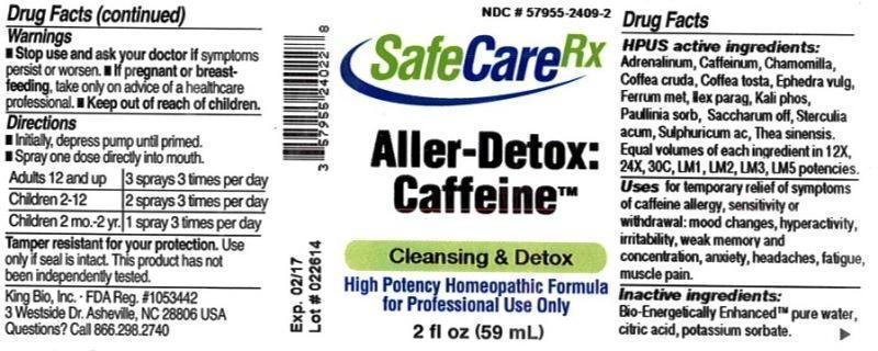 ALLER-DETOX CAFFEINE- adrenalinum, caffeinum, chamomilla, coffea cruda ...