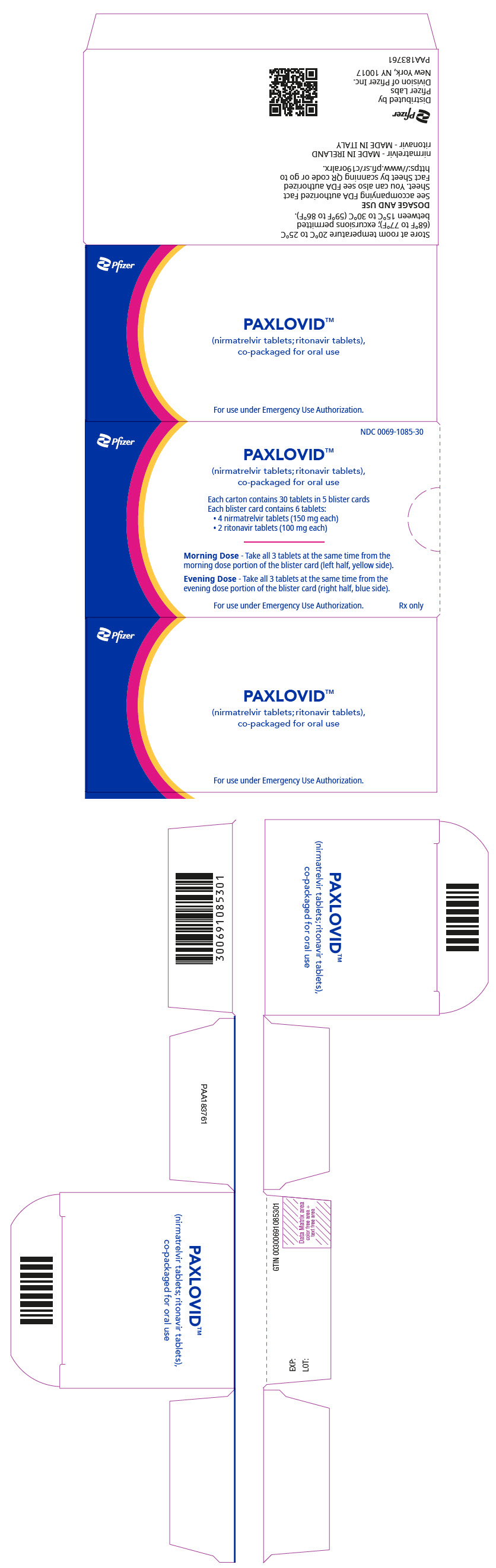 PAXLOVID- nirmatrelvir and ritonavir kit