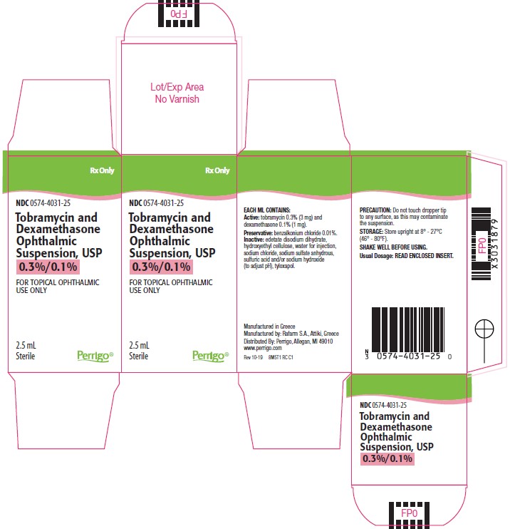 TOBRAMYCIN AND DEXAMETHASONE suspension/ drops