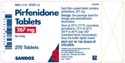 PIRFENIDONE tablet, film coated