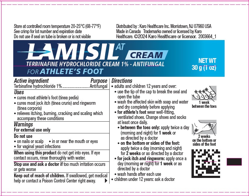 LAMISIL AT CREAM- terbinafine hydrochloride cream
