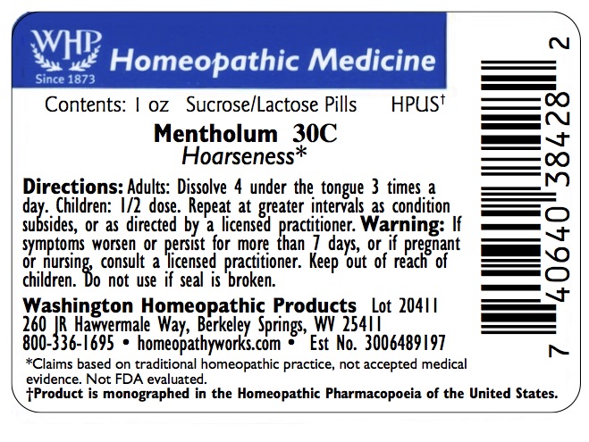 MENTHOLUM- menthol, unspecified form pellet