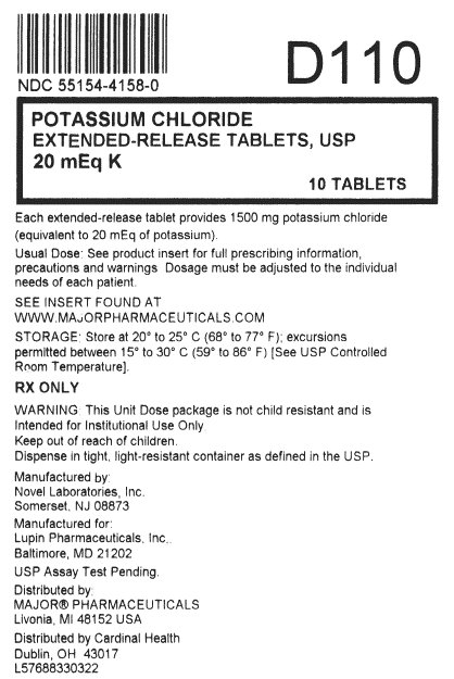 Potassium Chloride Extended-release Tablets, USP Lupin Pharmaceuticals, Inc