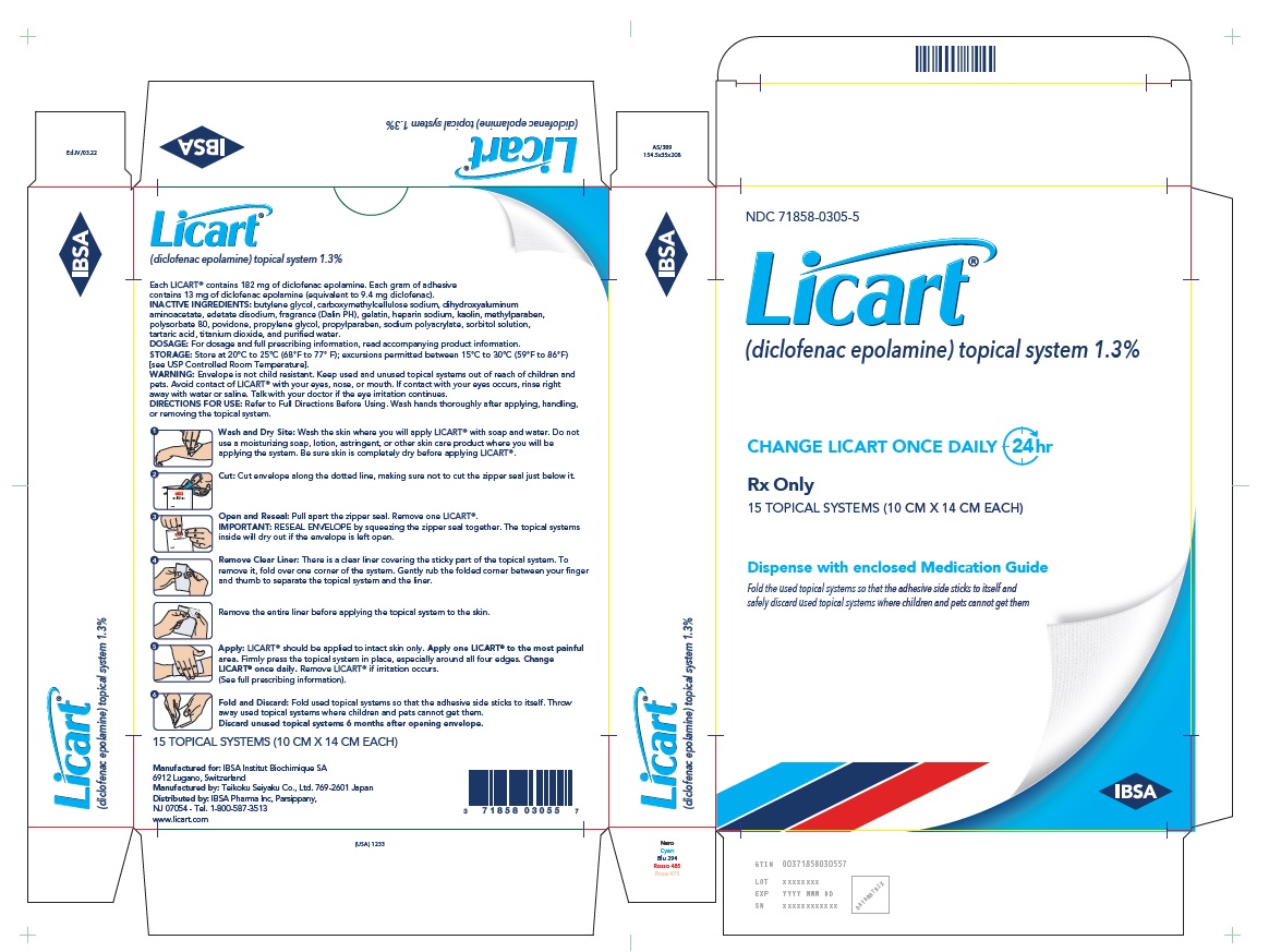 LICART- diclofenac epolamine system