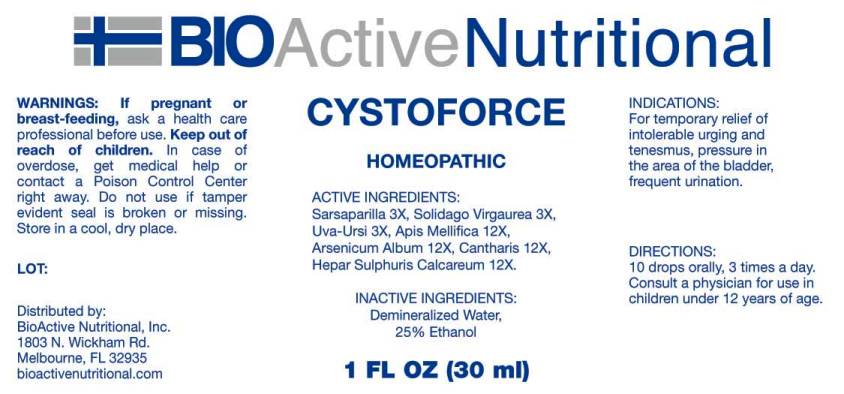 CYSTOFORCE- sarsaparilla, solidago virgaurea, uva ursi, apis mellifica ...