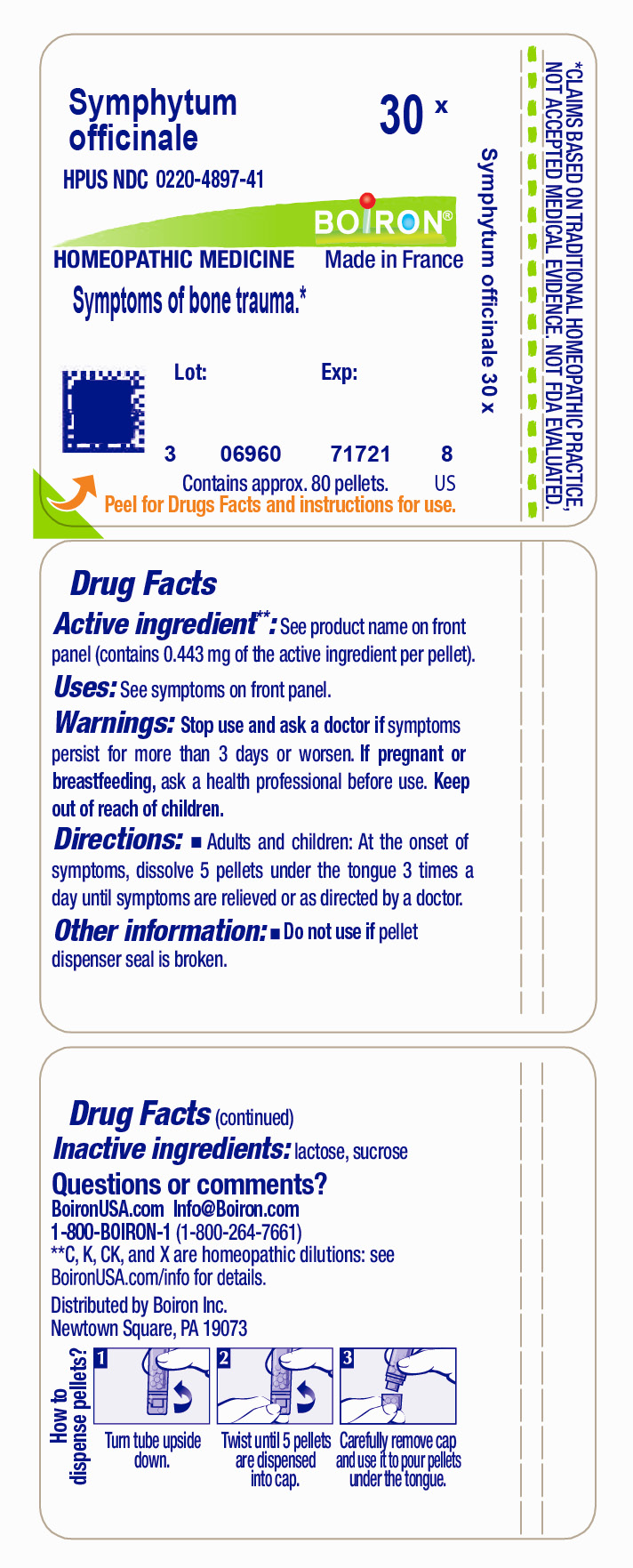 SYMPHYTUM OFFICINALE- comfrey root pellet