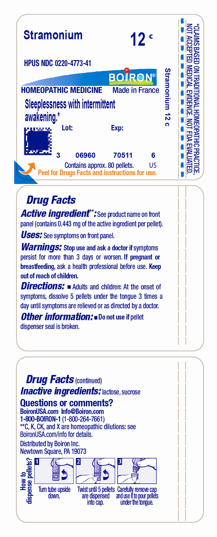 STRAMONIUM- datura stramonium pellet